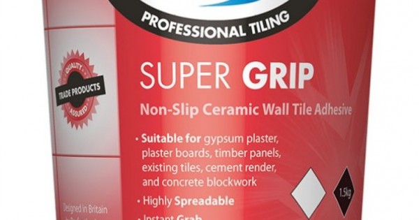 Super grip wall tile adhesive